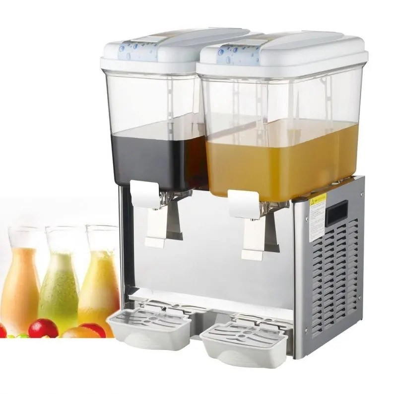 12L Juice Dispenser Larger Capacity Two Tanks Hot & Cool Juice Drink ...