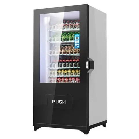Smart Screen Vendor Machine Snack and Drink Vending Machine with QR ...
